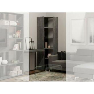 Les Tendances Bibliothèque dangle 5 niveaux gris béton Kalo A L 60cm