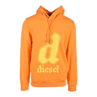Diesel Stylischer Strickpullover aus Baumwollmischung - - Sweatshirts & Hoodies - Herren - Orange - M
