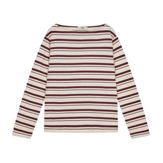 Mads Norgaard Pablo Gabi Tee Langarm - - Tops - Damen - Mehrfarbig - M