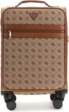 Guess Trolley Melinda Logo 18 IN 8-Wheeler Latte Logo Hellbraun 45cm