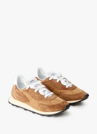 RUN OF Baskets crant&eacute;es en cuir m&eacute;lang&eacute;