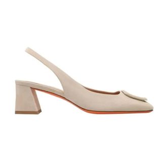 Santoni Femme, Chaussures, Beige, Taille: 39 1/2 EU Marta 50 Pump