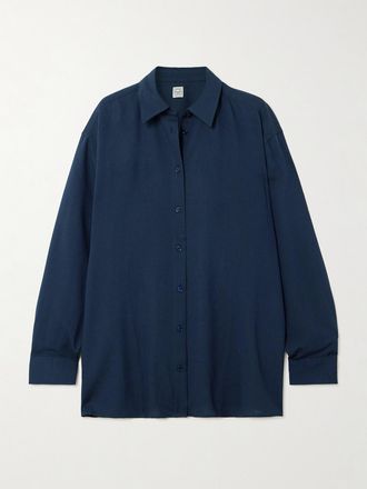 Toteme Chemise En Crêpe - Bleu