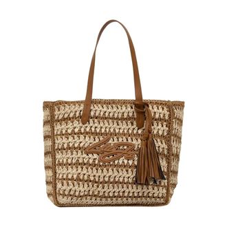 Liu Jo Femme, Sacs, Brun, Taille: ONE Size Beach Tote