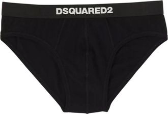 Dsquared2 Homme, Sous-v&ecirc;tements, Noir, Taille: S Logo Slip