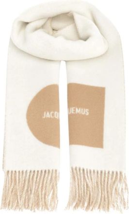 Jacquemus Rond Carr&eacute; Schal - - Accessories - unisex - Beige - ONE SIZE