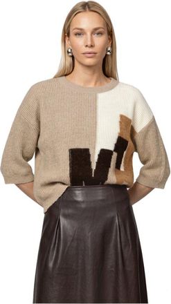 Monari Langarmshirt Casual,Polyacryl,Strukturiert,Rundhals,3/4 Arm,Regular Fit