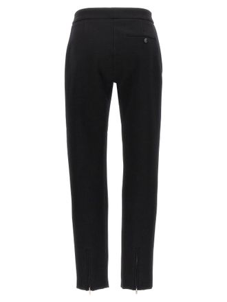 Ferragamo Stretch Wool Trousers - Black