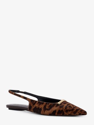 Tod's Womens Ponyskin Ballerinas Animal Print Pelle Ballerina Shoes