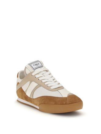 Chlo&eacute; Womens Kick Sneakers Rusted Brown