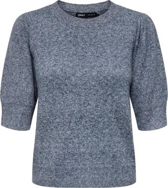 Only Damen Onlrica Life 2/4 Pullover KNT Noos Strickpullover 15318551,Moonlit Ocean,XS