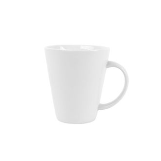 Holst Porzellan BJ 028 Porzellan Trinkbecher 0,28 l Bistro Weiß 8,5 x 8,5 x 9,5 cm 6 Stück