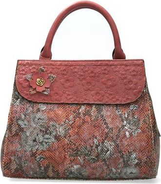 Laura Vita Sac &agrave; poign&eacute;e femme Antara 10, La couleur:rouge