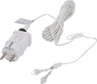 Guru Shop LED Beleuchtungsset F&uuml;r Au&szlig;ensterne, Au&szlig;enleuchten, Papiersterne 7m - Set 4 mit Transformator 2,4W, 700x4x4 cm