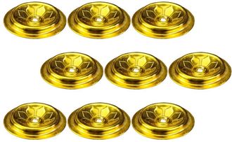 TOPBATHY 9Pcs Schwimmende Dochthalter f&uuml;r &Ouml;llampen Kerze Dochthalter Buddhist