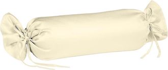 Fleuresse sleepling Satin Kissenbezug, Kissenh&uuml;lle Nackenrolle aus 100% seidig weicher Baumwolle, Bezug Zierkissen, 60 Grad, &Ouml;kotex 100, Made in EU, 15 x 40 cm,