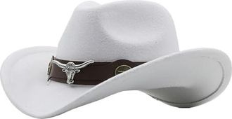 Generic Chapeaux de cowboy pour tout-petits gar&ccedil;ons hommes chapeau femme tiss&eacute; classique chapeau de b&eacute;tail hiver ext&eacute;rieur cowboy casquettes de baseball pour 