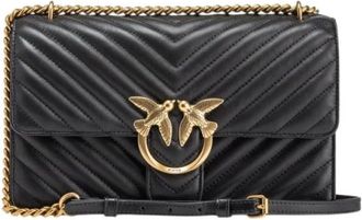 Pinko Pinko, Femme, Sacs, Noir, Taille: ONE Size Love One Classic