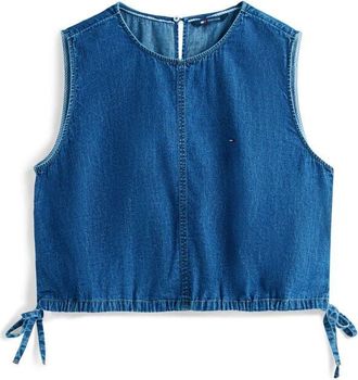 Tommy Jeans Damen Bluse aus Chambray-Denim