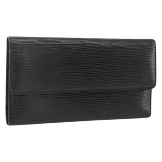 Louis Vuitton Pre-owned Porte Tr&eacute;sor Long Wallet - - Pre-owned - Damen - Schwarzk - ONE SIZE