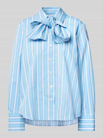 Seidensticker Regular Fit Schluppenbluse mit Hemdblusenkragen