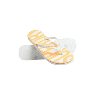 Superdry Damen Flip-Flops im Vintage-Stil Wei&szlig; S