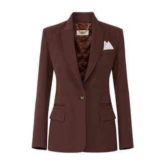 Elisabetta Franchi Damen, Jacken, Braun, XSGröße