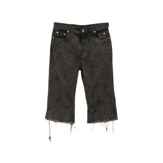 Rick Owens Raw-cut Cropped Jeans