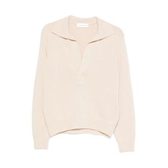 Victoria Beckham Damen, Strickwaren, Beige, MGr&ouml;&szlig;e