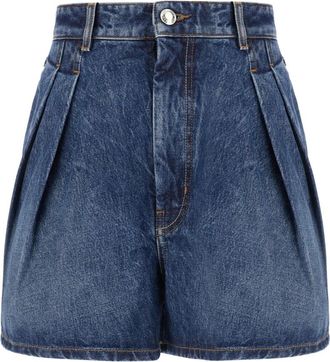 Sportmax Femme, Shorts, Bleu, Taille: 36 FR Collection de T-shirts et Shorts D&eacute;contract&eacute;s