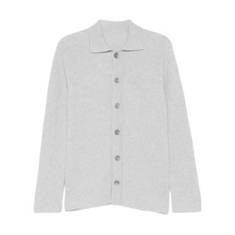 Paolo Fiorillo Shirt Cardigan - - Knitwear - Herren - Grau - 2XL
