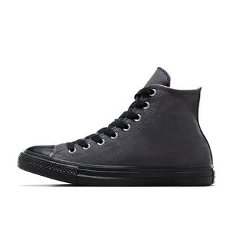 Converse Baskets Montantes Chuck Taylor All Star pour Homme, Mati&egrave;re fonc&eacute;e/Noir/Noir, 43 EU