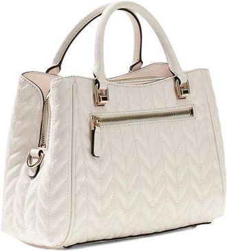 Guess Stacey Girlfriend Top Handle Bag - White