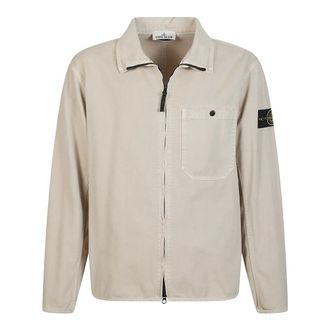 Stone Island Homme, Vestes, Beige, Taille: M Veste surchemise