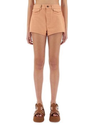 Chlo&eacute; Cotton Shorts - Pink