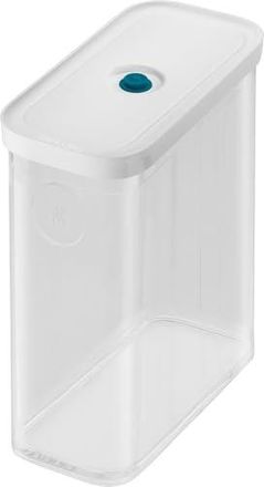 Zwilling FRESH & SAVE CUBE La Mer Box, Größe L, Modulare & Stapelbare Vorratsdose, Luftdichte & Vakuumierbare Aufbewahrung, Spülmaschinengeeignet, Transparent-