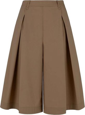 Bomboogie Femme, Pantalons, Brun, Taille: 42 FR Pantalon large cropped
