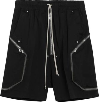Rick Owens Homme, Shorts, Noir, Taille: S Heizer Bela Shorts