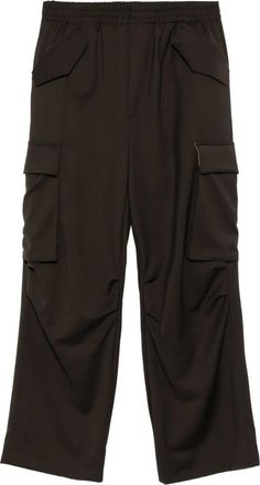 A Paper Kid Cargo-Shorts mit elastischem Bund - Braun