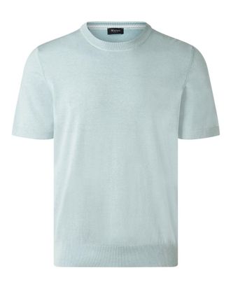Maerz Softes T-Shirt aus einem atmungsaktiven Baumwollstrick in