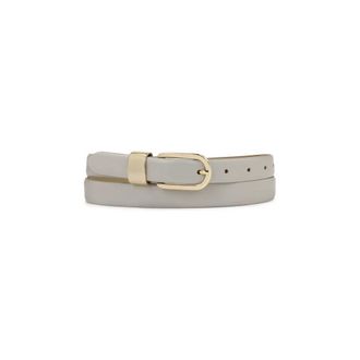 Kazar Femme, Accessoires, Gris, Taille: 90 CM Ceinture en cuir lisse grise