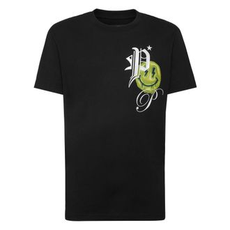 Philipp Plein T-Shirt Col Rond MC Smile - Homme - Tops - Noir - Taille: 4XL