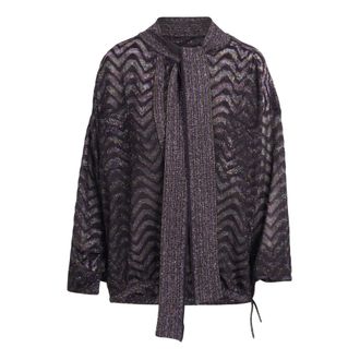 Missoni Chemise en maille viscose zigzag - Femme - Blouses et Chemises - Multicolore - Taille: 42 FR