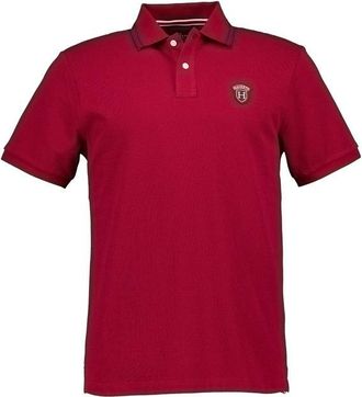 Hackett Herren Polo-Shirt rot Baumwoll-Piqu&eacute;
