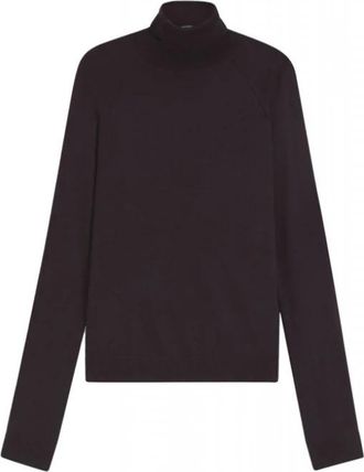 HUGO BOSS Femme, Pulls, Violet, Taille: 38 FR Pull Col Roul&eacute; Frizani