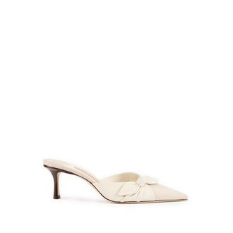 Jimmy Choo London Mules &agrave; talon Livi 65 en toile et cuir