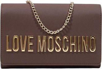 Love Moschino Braune Polyethylen-Handtasche