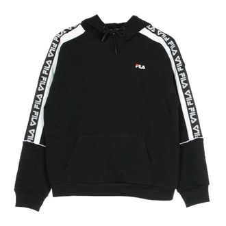 Fila Leichter Kapuzenpullover in Schwarz/Wei&szlig; - - Sweatshirts & Hoodies - Damen - Schwarzk - M