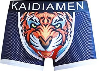 Generic Boxers pour homme avec trous en maille - Respirant - Avec imprim&eacute; amusant de dessin anim&eacute; - Taille &eacute;lastique - Doux et id&eacute;al - Sous-v&ecirc;tements d&eacute;contra