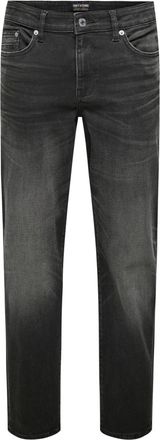 Only & Sons Herren Onsweft Jax Dg Coat 4496 Cro DNM Noos, Dark Grey Denim, 28W x 34L